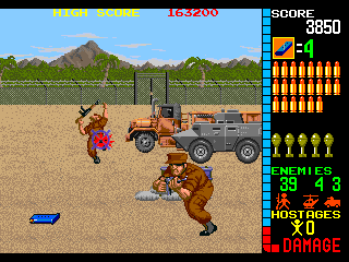Operation Wolf (World, rev 2, set 1) - mame (0284) machine